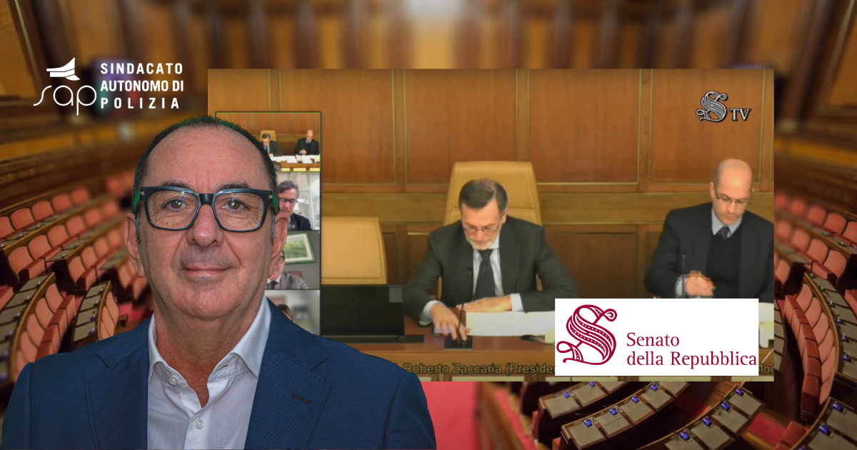 IL PRESIDENTE INDELICATO IN COMMISSIONE AL SENATO: PER FAR FRONTE ALLE ...